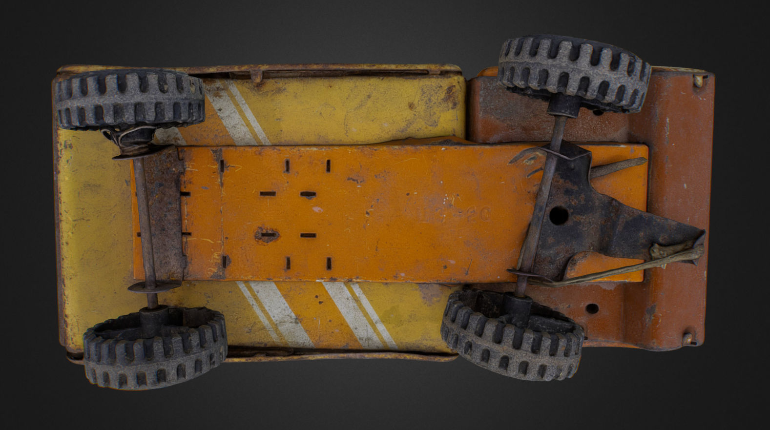 Old USSR Soviet Metal Toy Car URAL BREAD 3D model | CGTrader