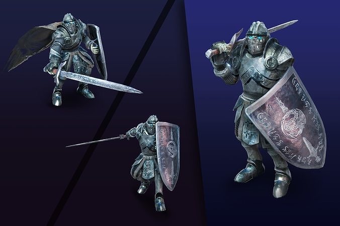 3D model Stylized Skeleton Knight VR / AR / low-poly | CGTrader