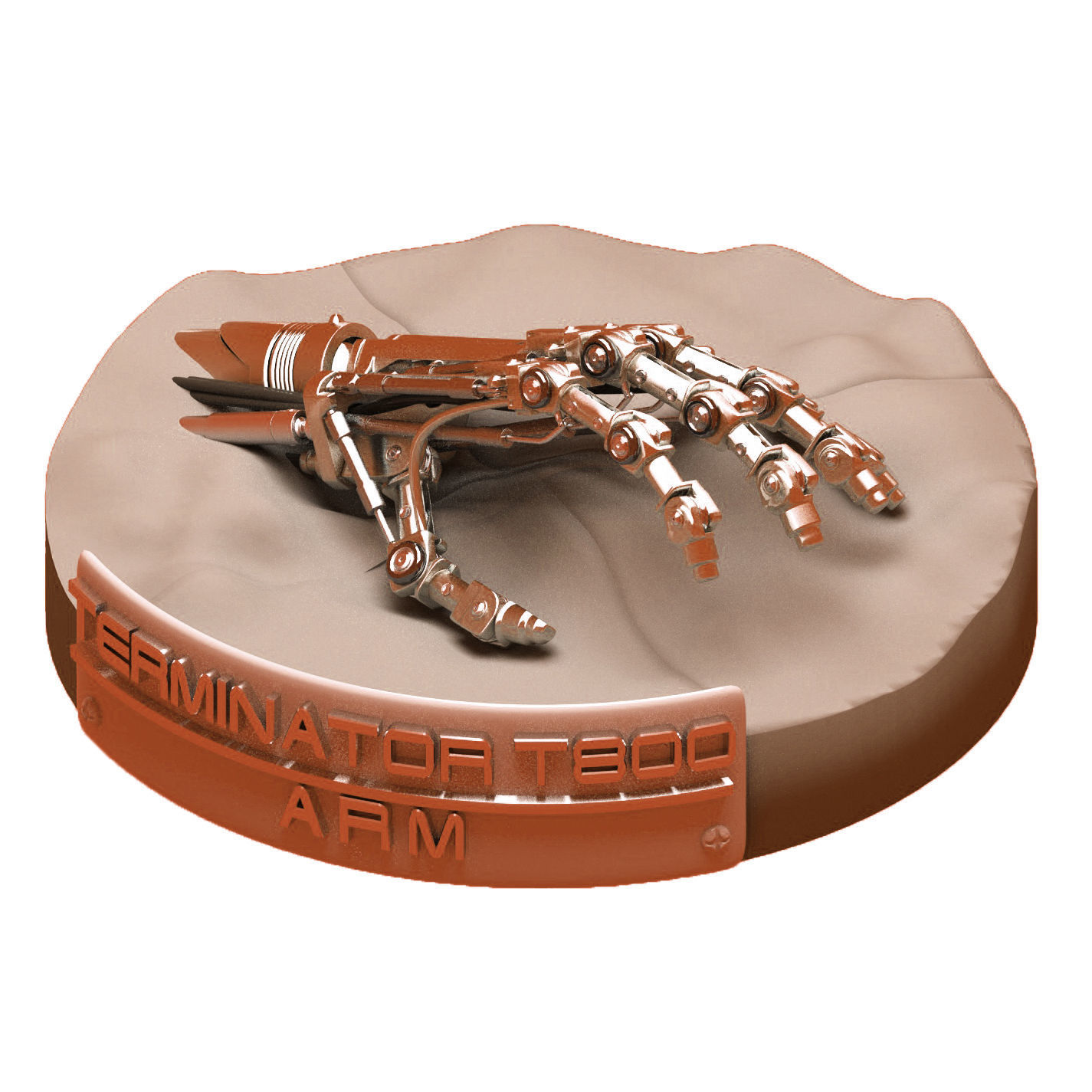 Terminator T-800 Arm T2 3D model 3D printable | CGTrader