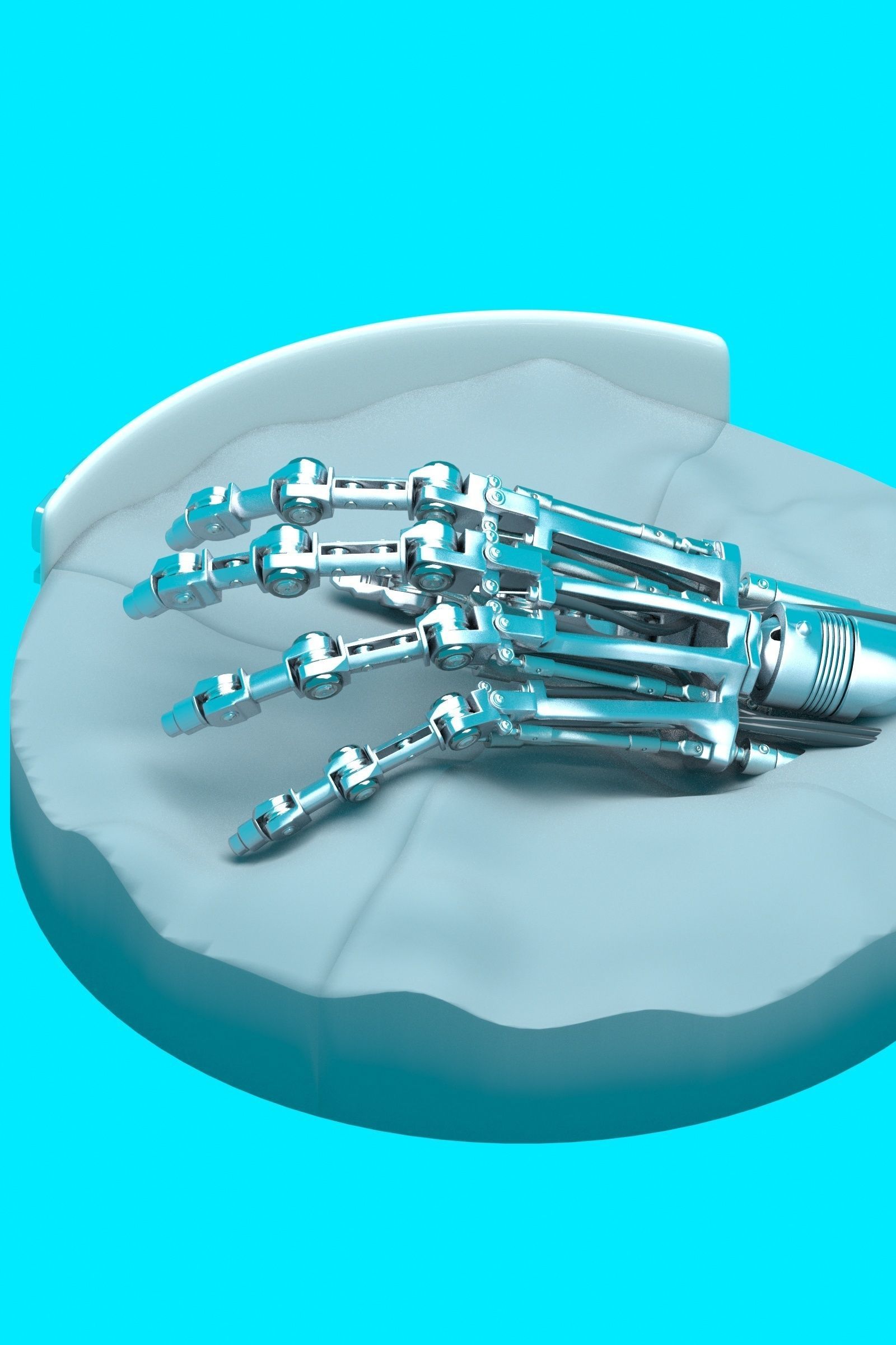 Terminator T-800 Arm T2 3D model 3D printable | CGTrader