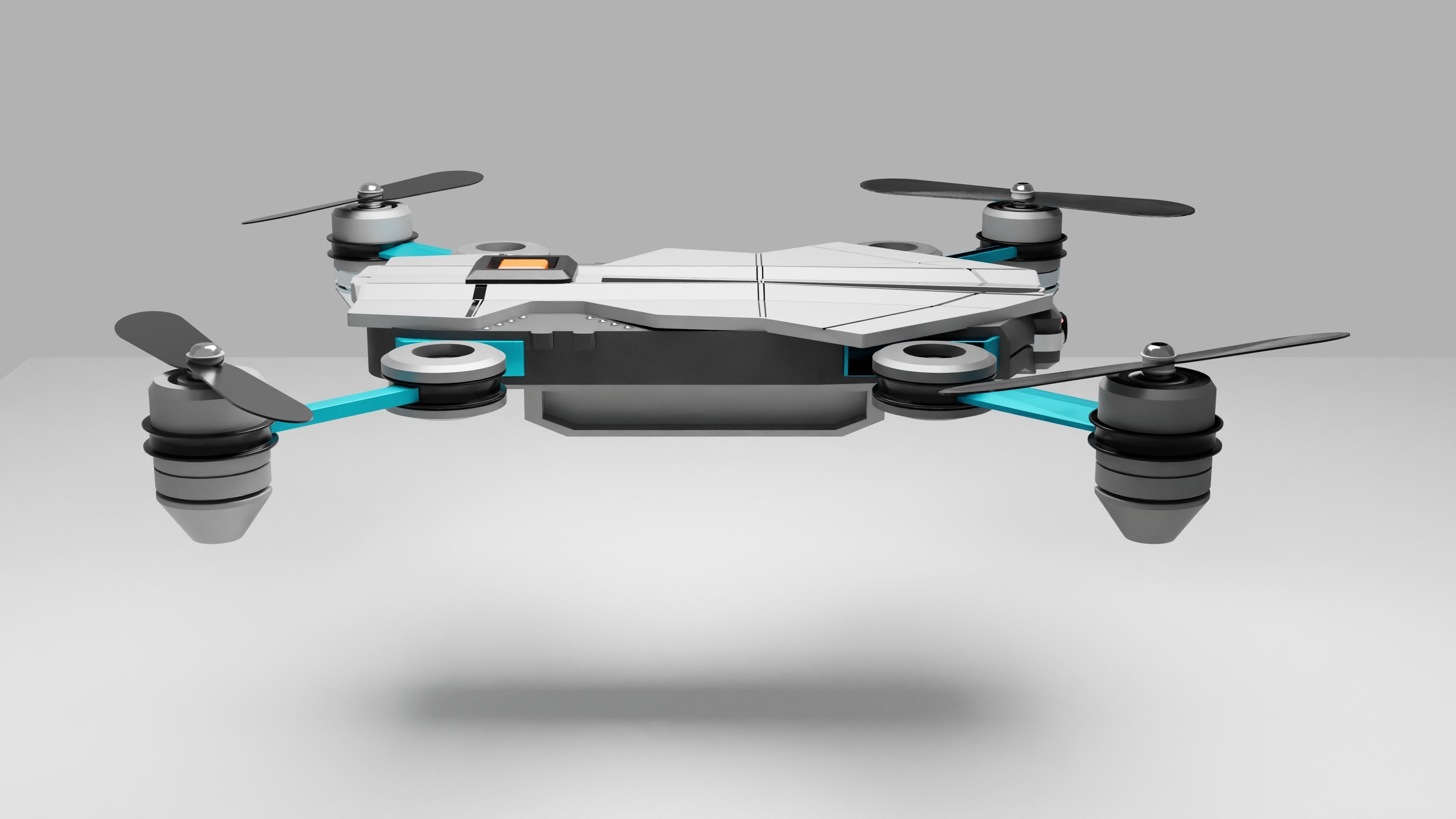 Drone Quadrocopter 3D model | CGTrader