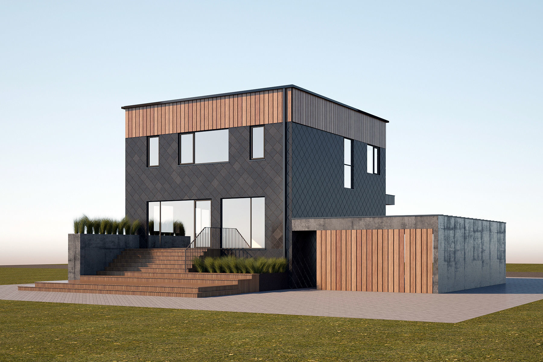 Modern house 3D model | CGTrader