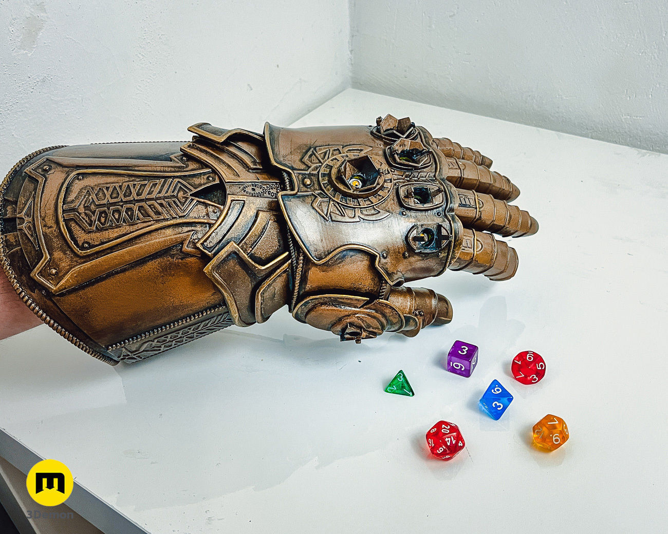 The Infinity Gauntlet - Wearable DnD Dice Holder 3D model 3D printable ...