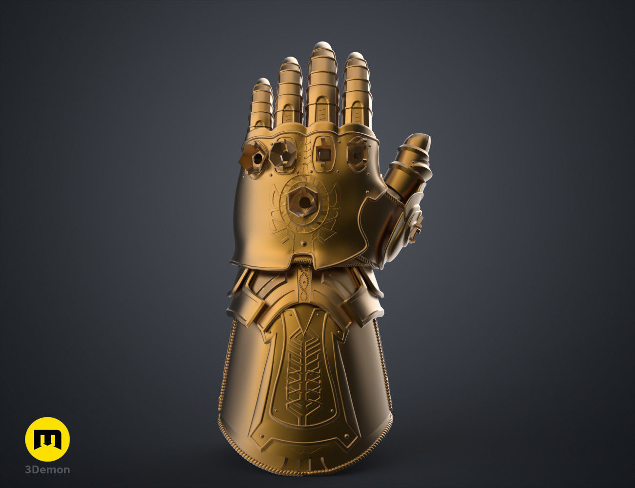 The Infinity Gauntlet - Wearable DnD Dice Holder 3D model 3D printable ...