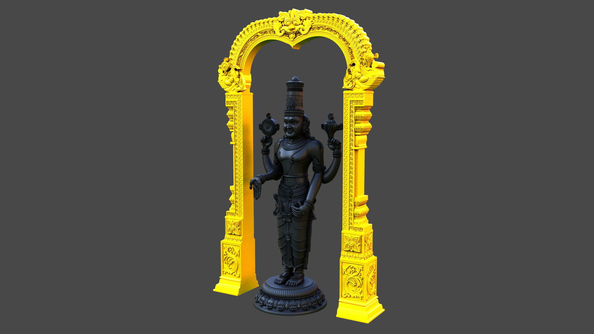 Tirupati venkateswara balaji 3D model | CGTrader