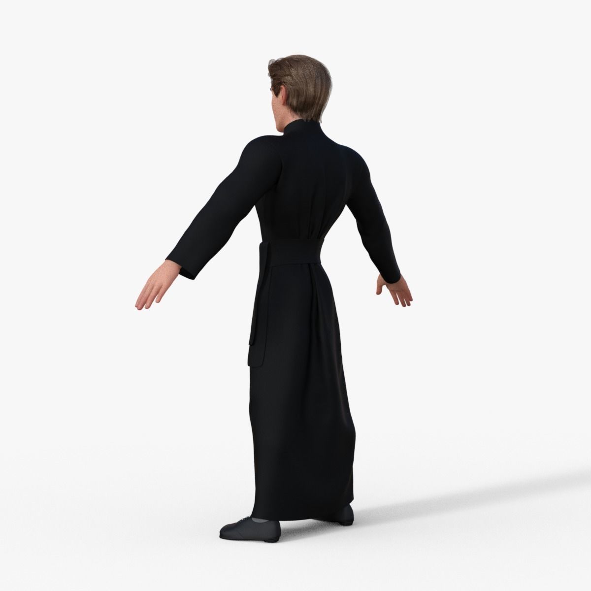 Cartoon Priest 3D model | CGTrader