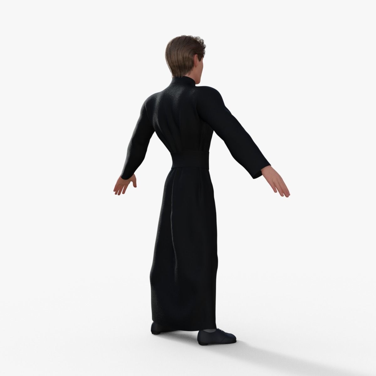 Cartoon Priest 3D model | CGTrader