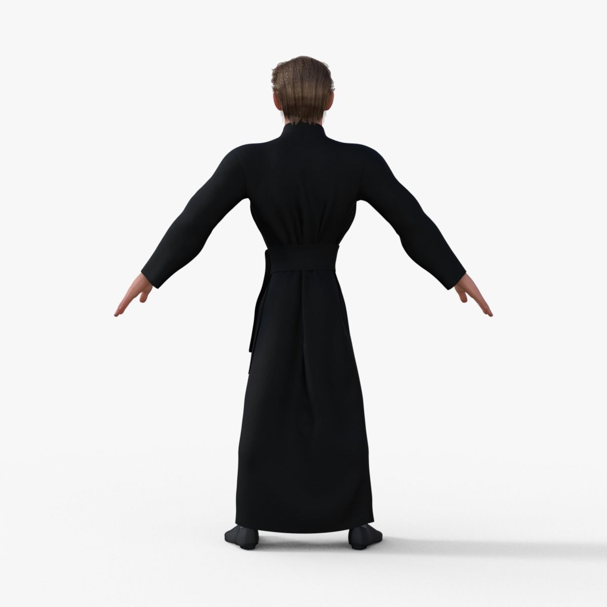 Cartoon Priest 3D model | CGTrader