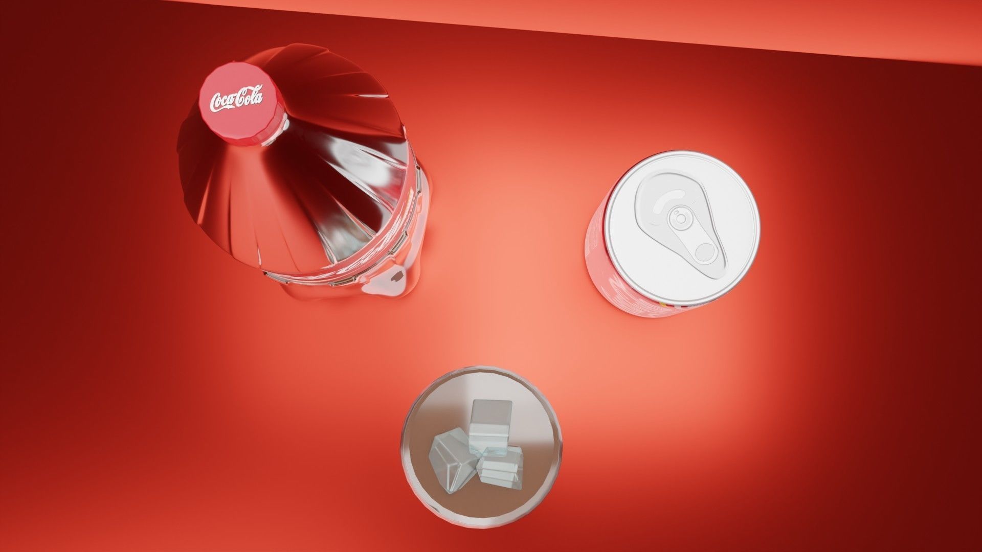 3D model Coca Cola Bottle and Can VR / AR / low-poly | CGTrader