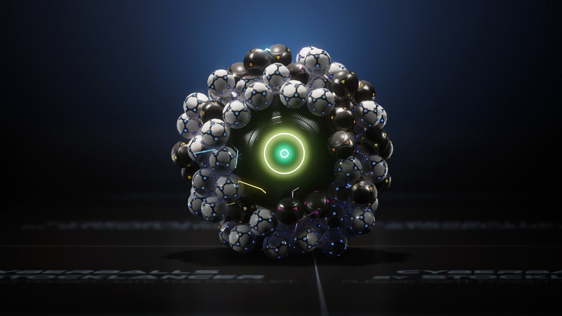 3D model Cyberball MOTHER VR / AR / low-poly | CGTrader