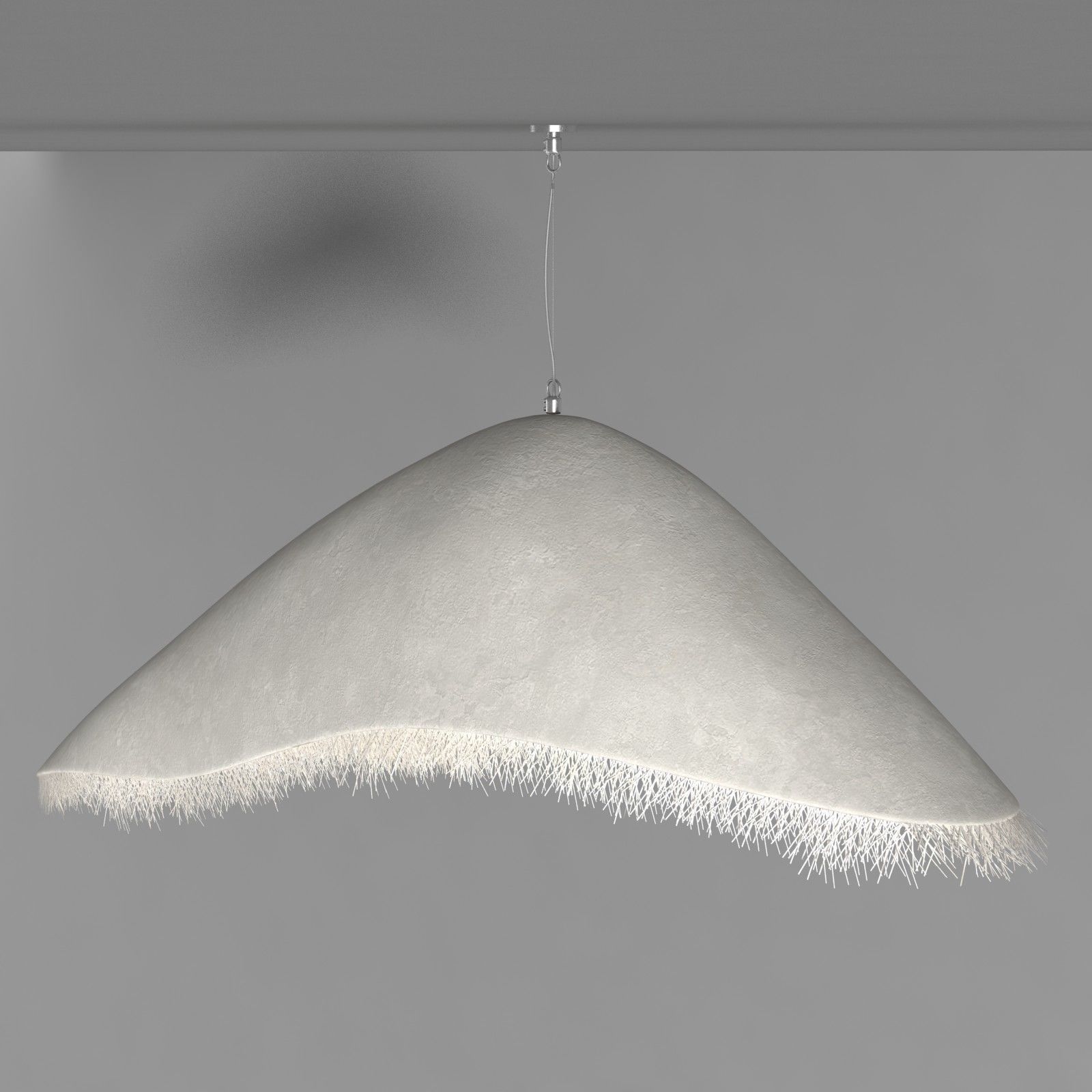 Karman fiberglass pendant lamp moby dick 3D model | CGTrader