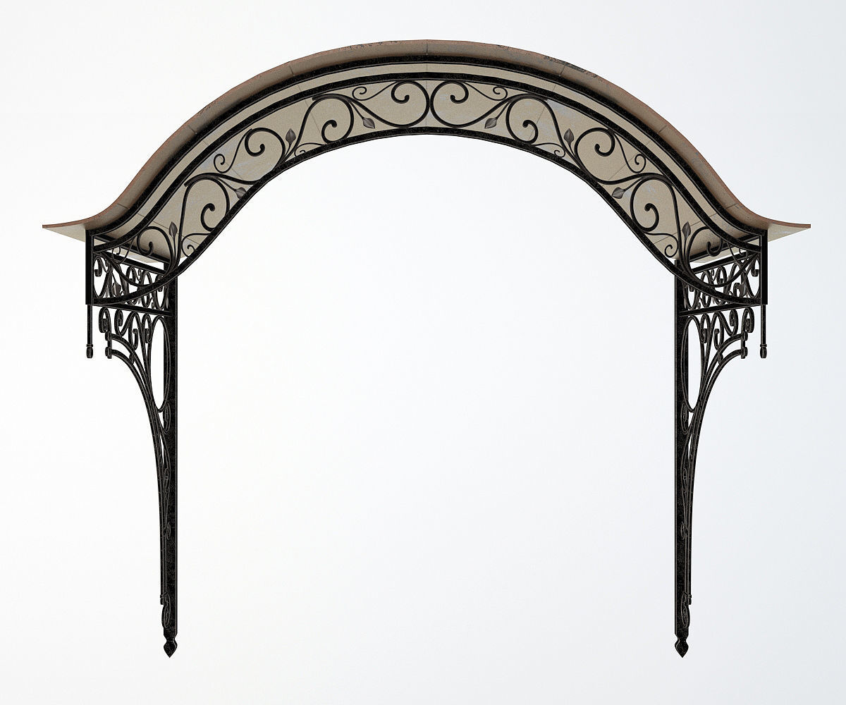 Iron Canopy 3D model | CGTrader
