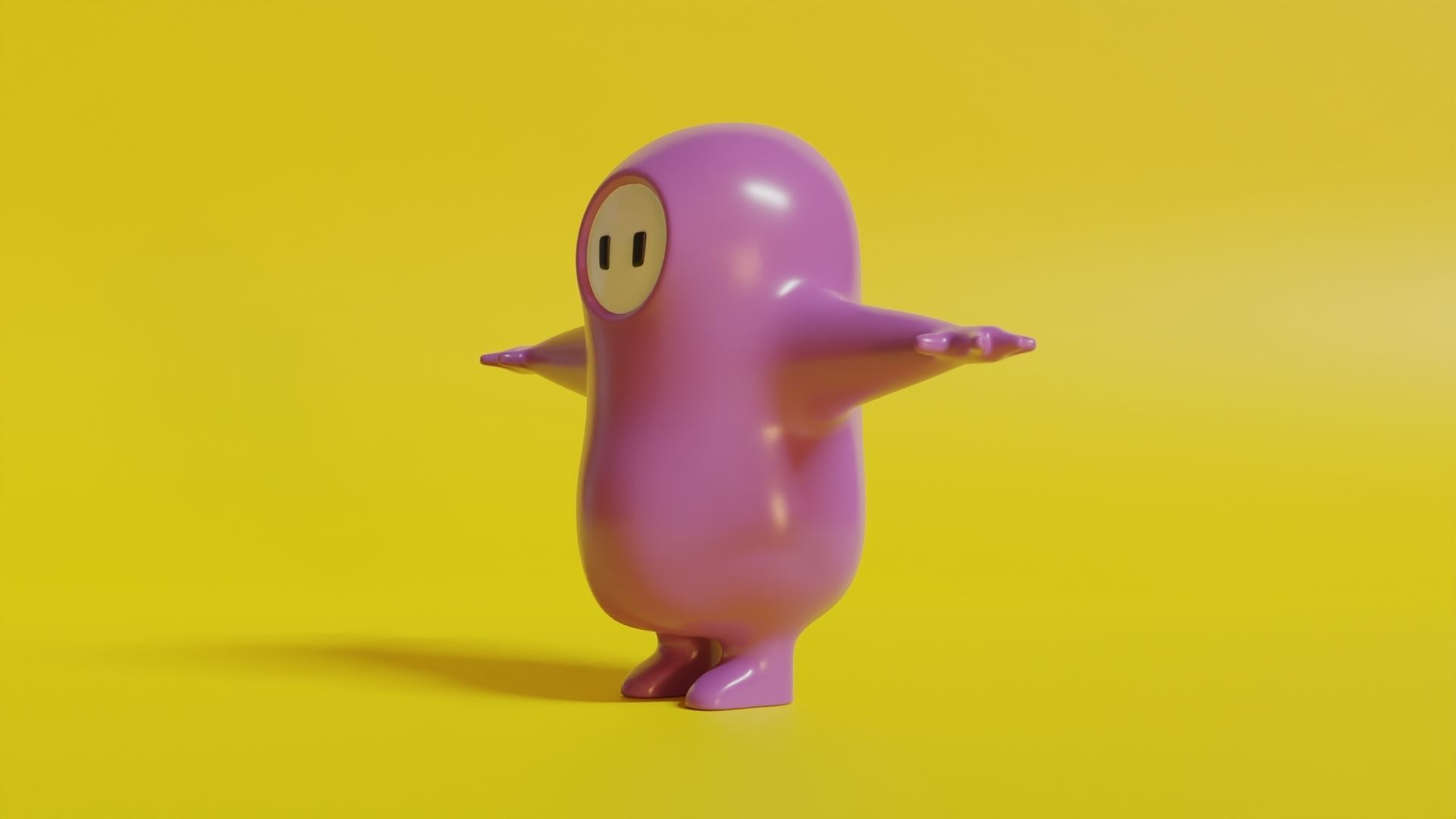 3D model Fall Guys Character VR / AR / low-poly | CGTrader