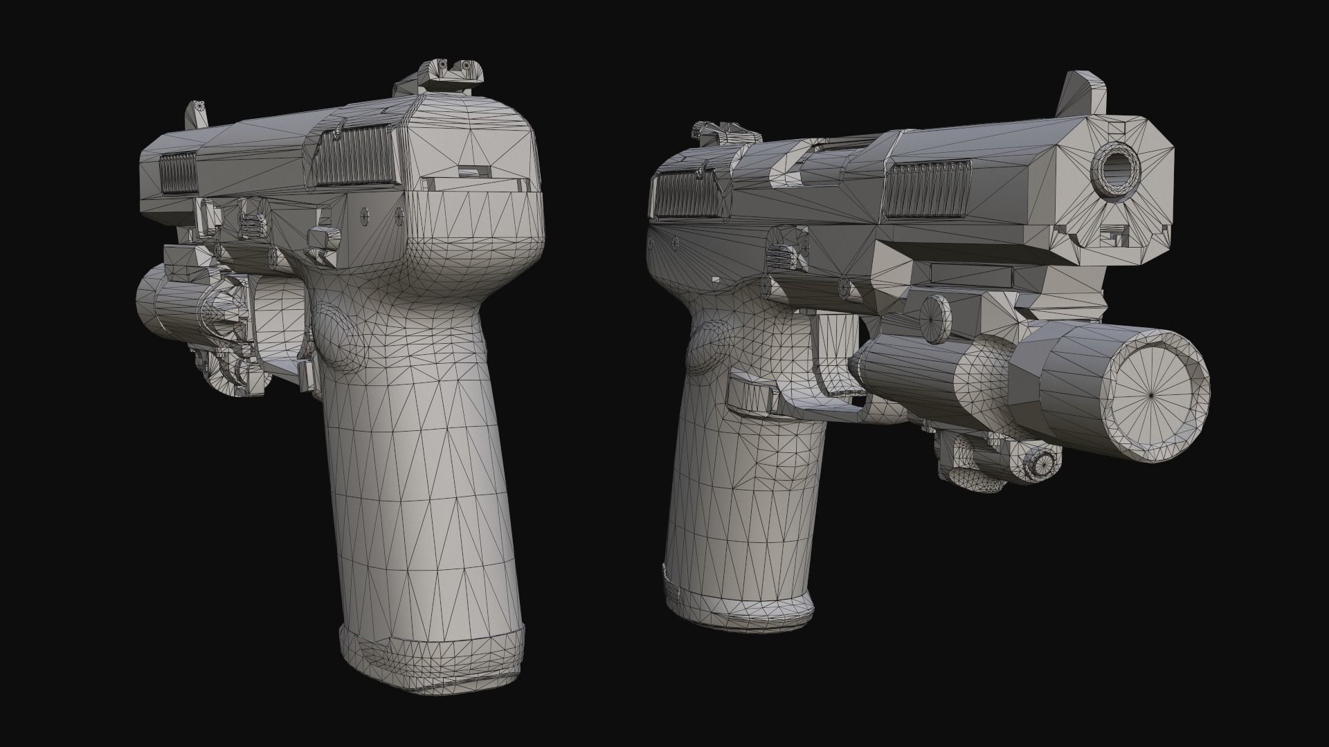 3D model FN Five-seveN MK2 FDE pistol VR / AR / low-poly | CGTrader