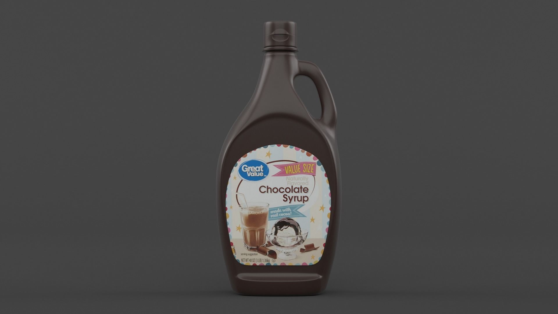 Chocolate Syrup 3D model | CGTrader
