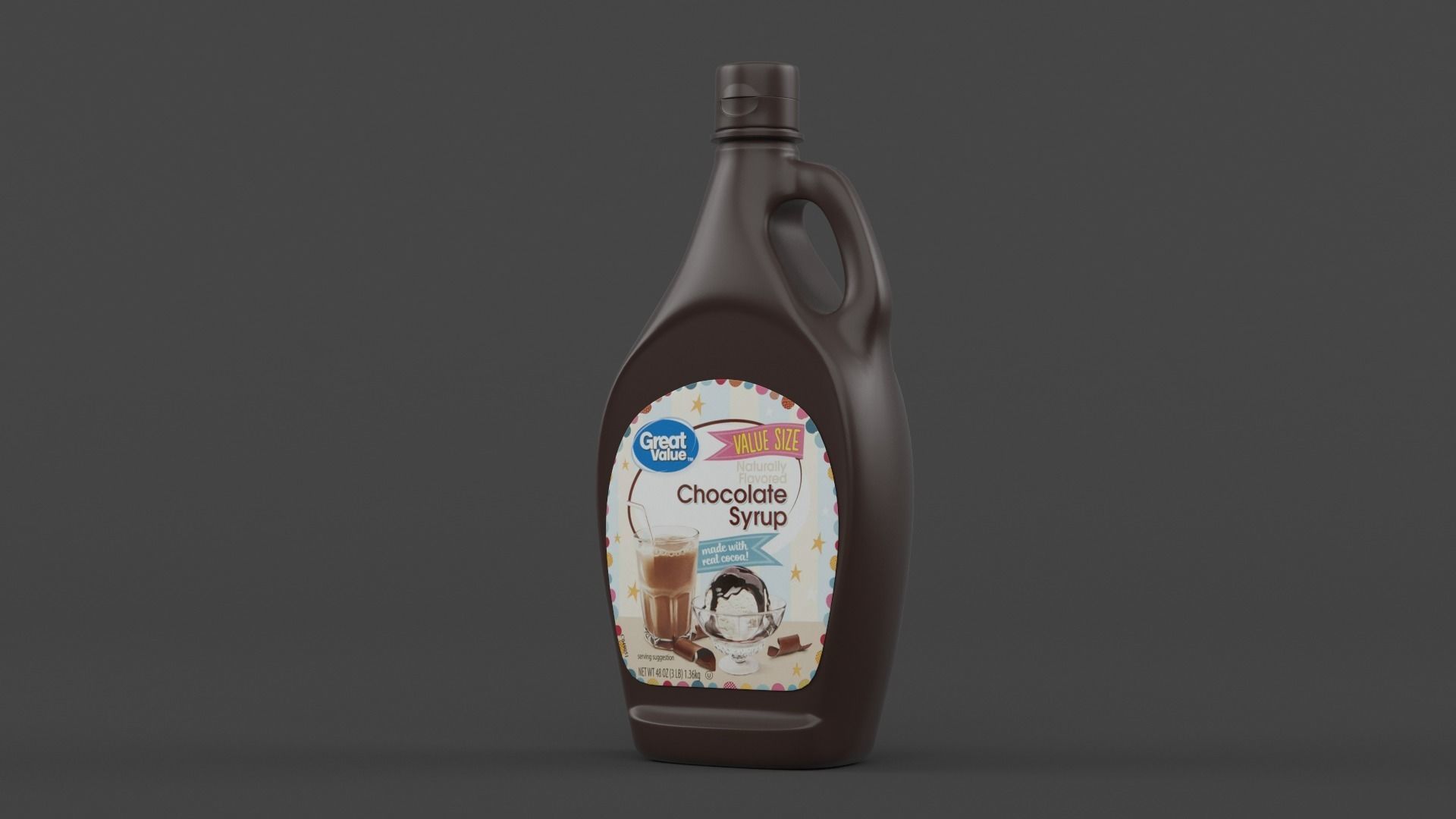 Chocolate Syrup 3D model | CGTrader