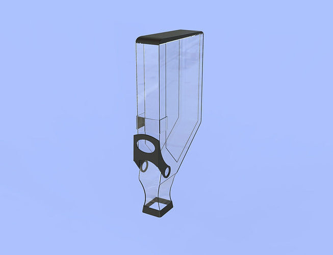 Gravity Container dried fruits nuts dispenser large 3D model | CGTrader