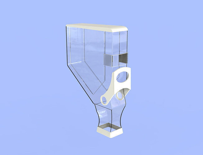 Gravity Container dried fruits nuts dispenser small 3D model | CGTrader