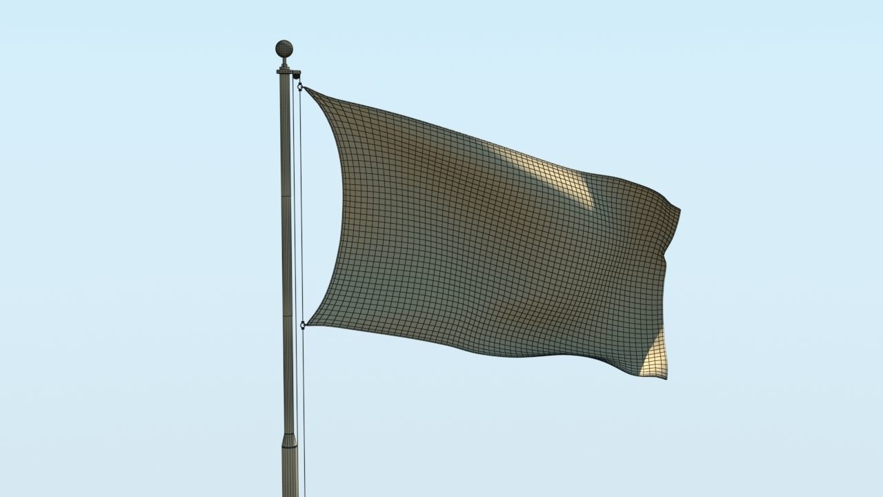 Animated Netherlands Flag 3D model animated | CGTrader