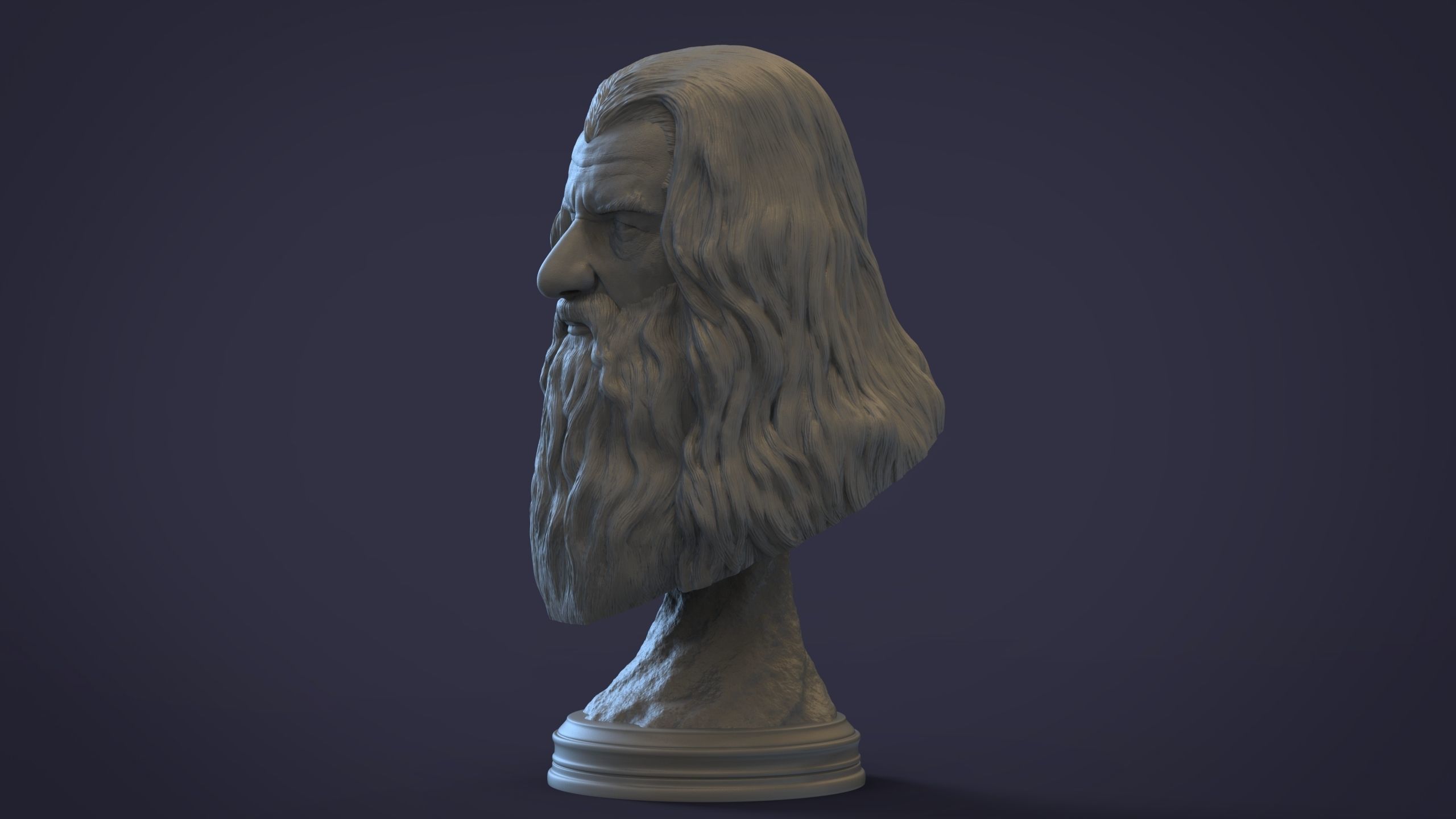 Lord of The Rings - Gandalf 3D model 3D printable | CGTrader