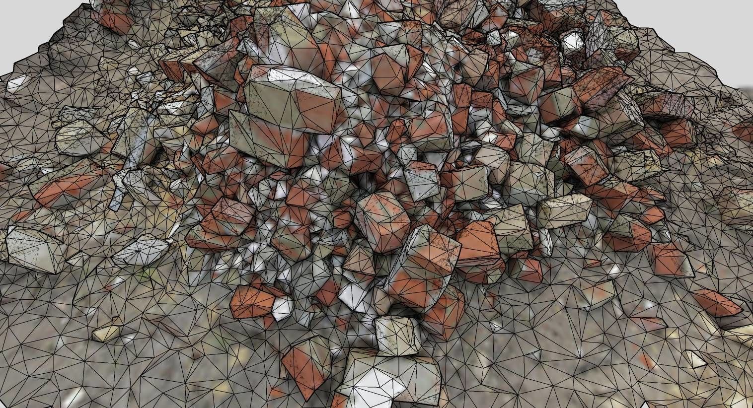 3D model Bricks Scrap VR / AR / low-poly | CGTrader