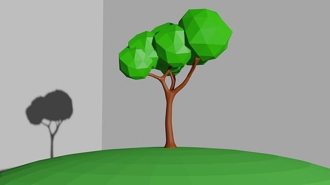 3D model Low Poly Tree polygonal VR / AR / low-poly | CGTrader