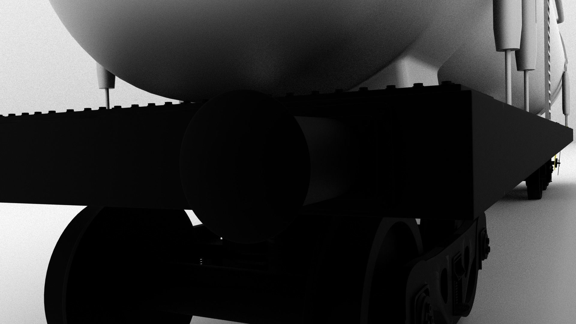 9000 Gal Bogie Tank 3D model | CGTrader