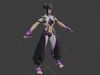 Juri SF6 3D model animated rigged | CGTrader