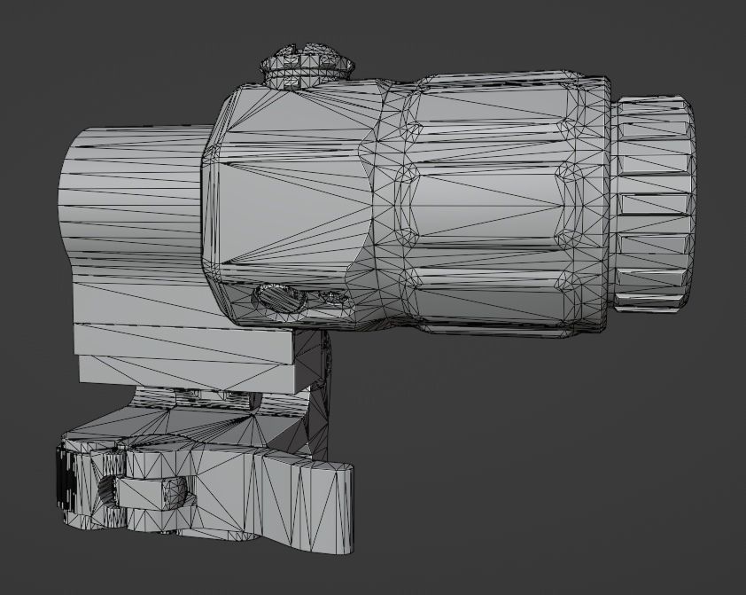 3D model EOTech HHS1 EXPS3-0 Scope G33 Lowpoly GameReady 3d model VR ...