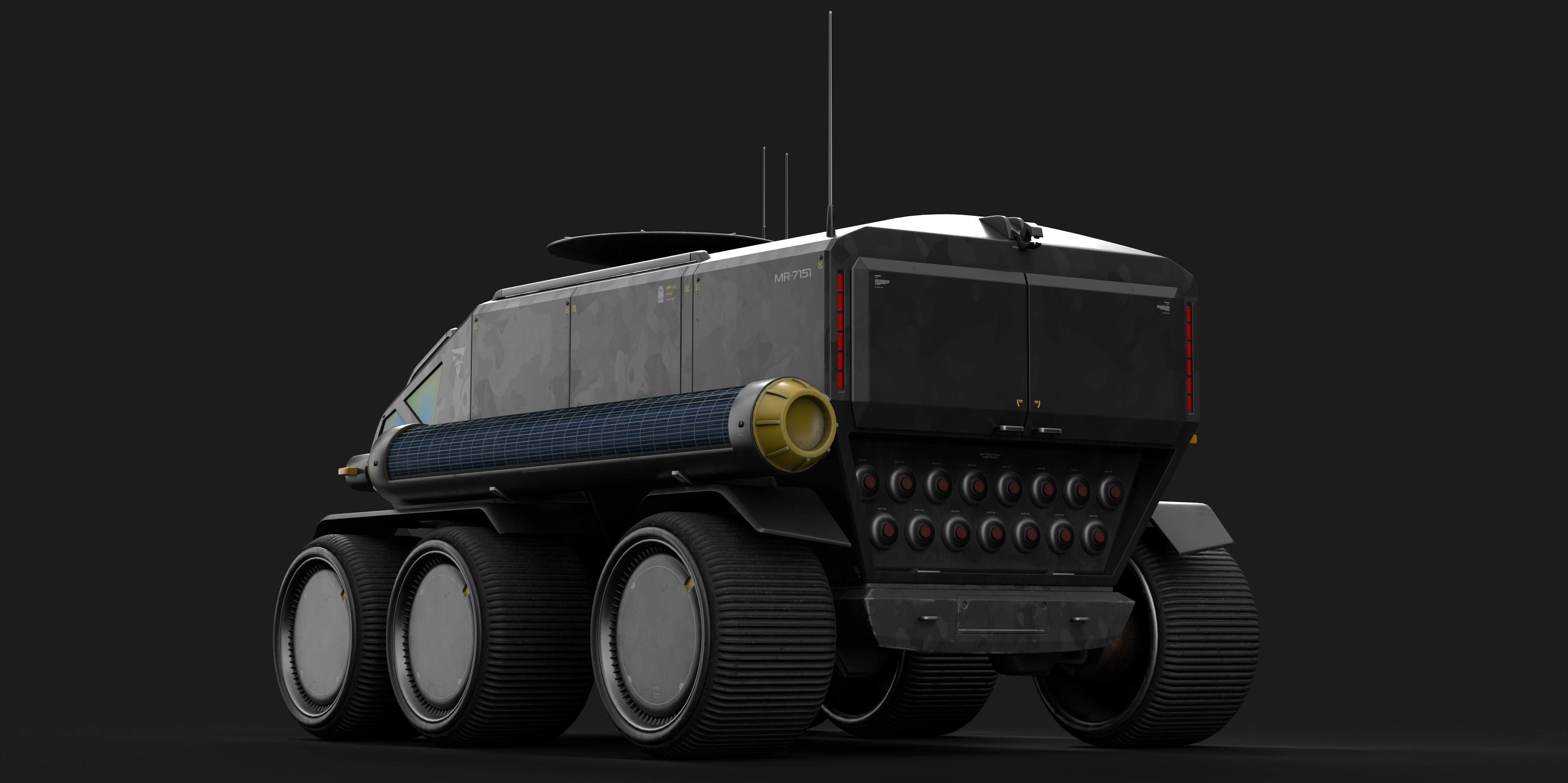 Toyota Lunar Cruiser Jaxa Moon Rover 3D 8K with Textures 3D model ...