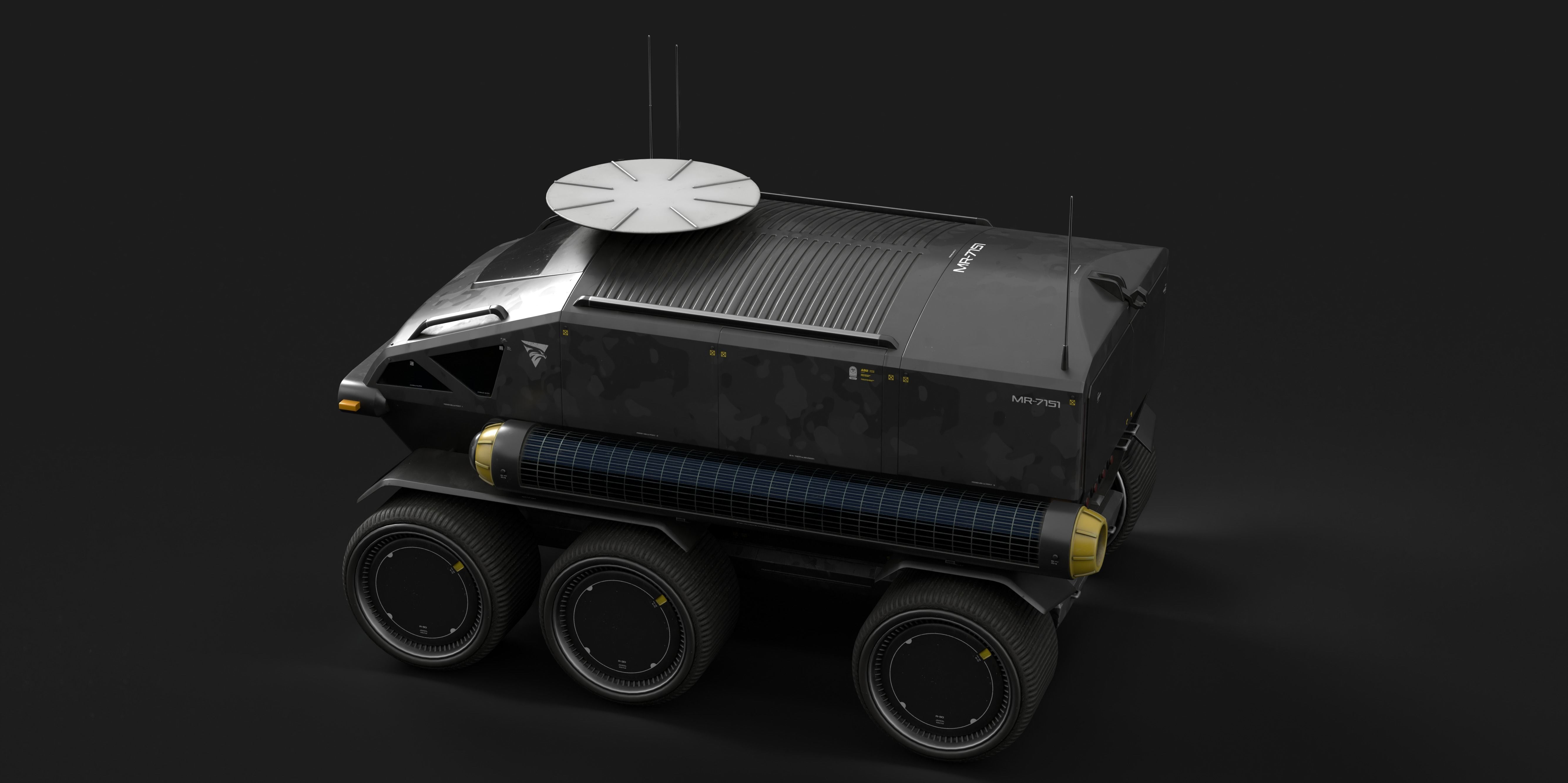 Toyota Lunar Cruiser Jaxa Moon Rover 3D 8K with Textures 3D model animated rigged | CGTrader