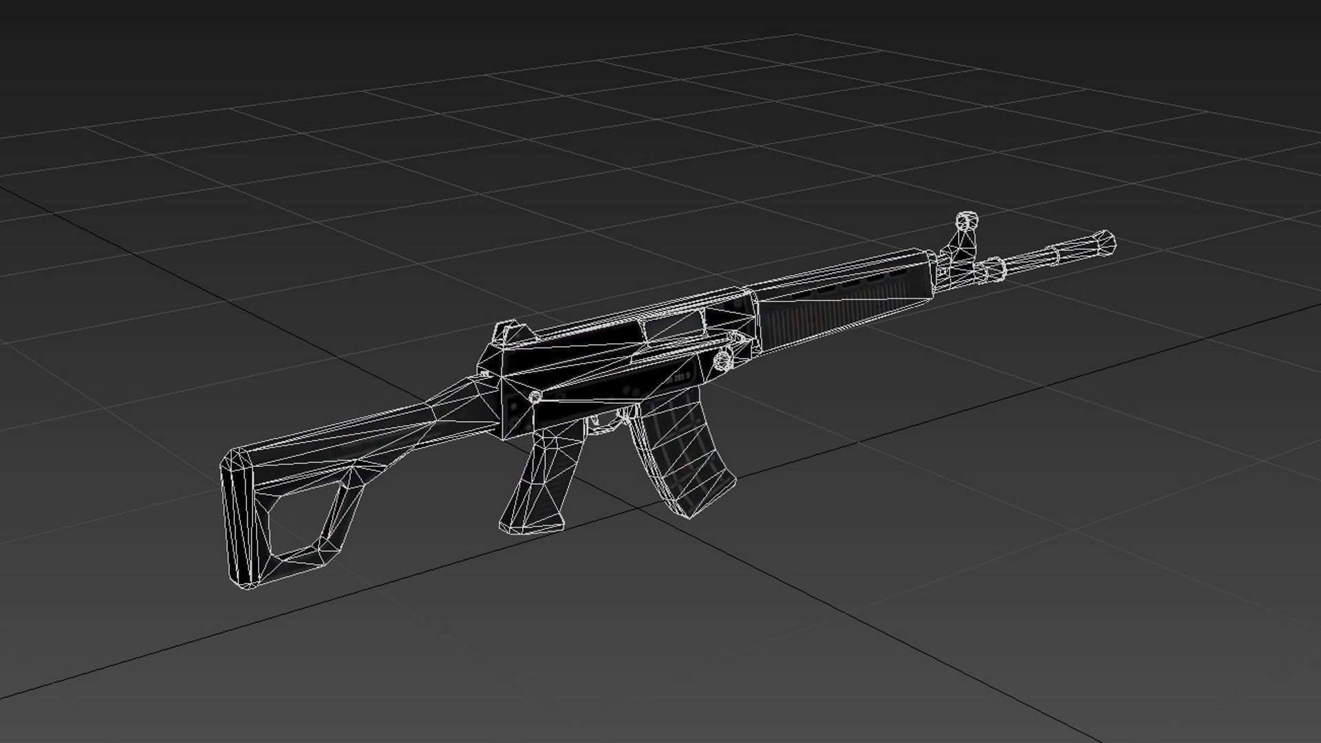 3D model QBZ-03 ak - rifle VR / AR / low-poly | CGTrader
