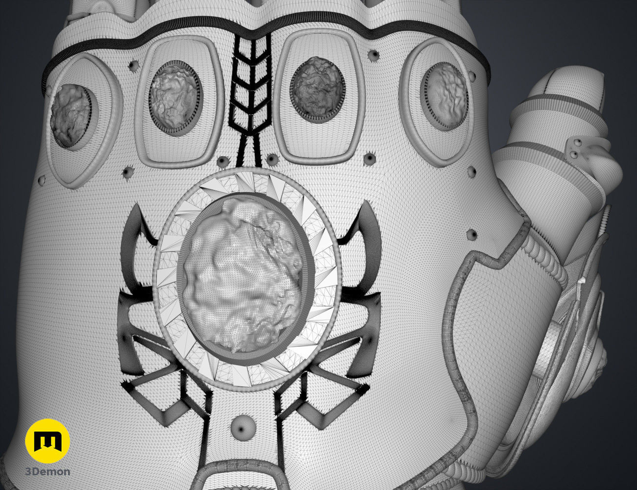 The Infinity Gauntlet - Wearable Replica 3D model 3D printable | CGTrader