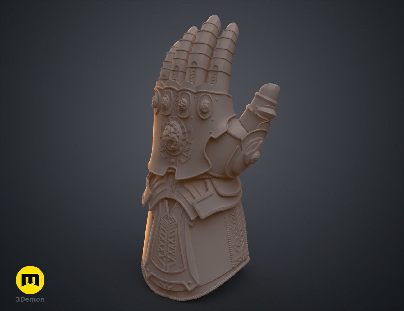 The Infinity Gauntlet - Wearable Replica 3D model 3D printable | CGTrader