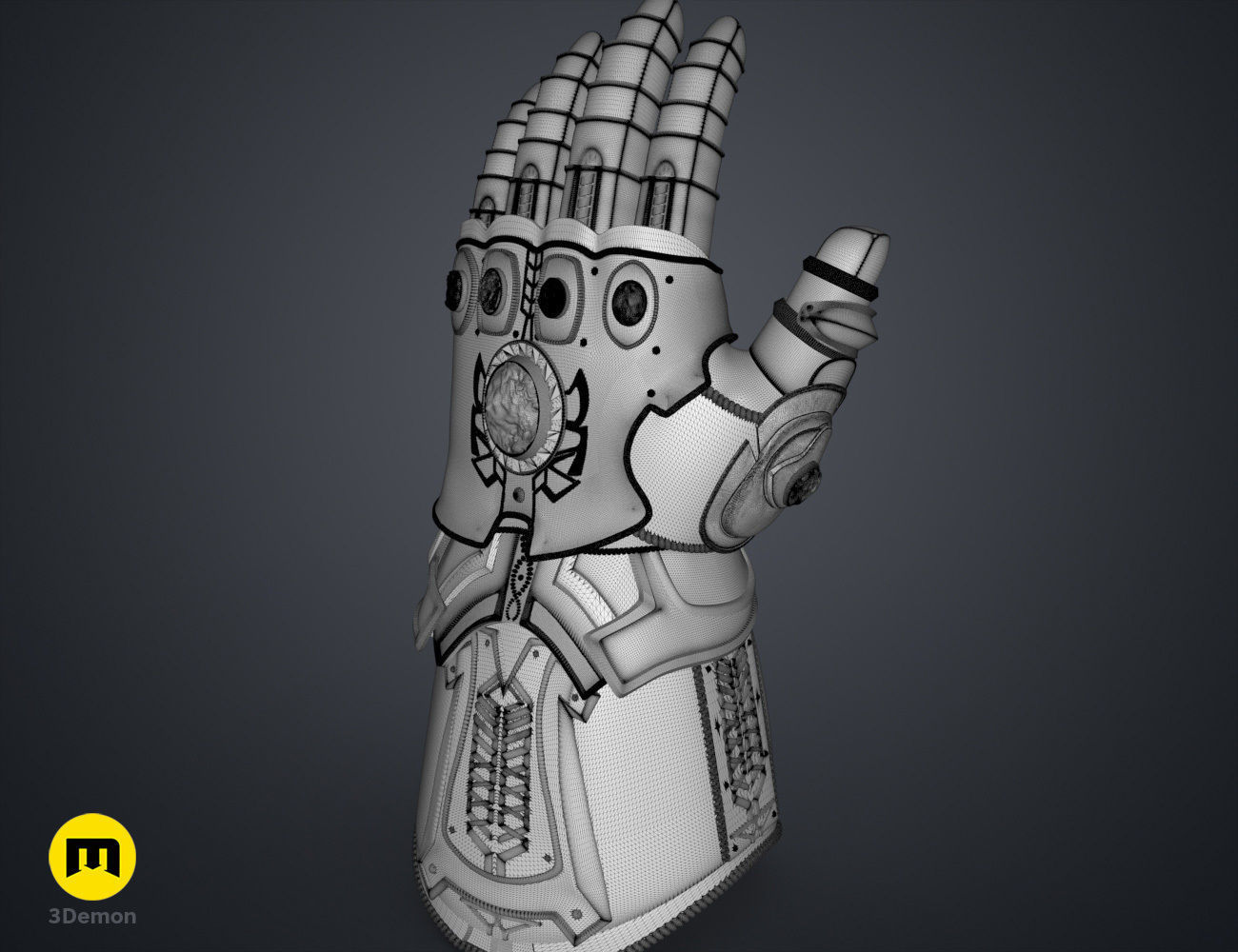 The Infinity Gauntlet - Wearable Replica 3D model 3D printable | CGTrader