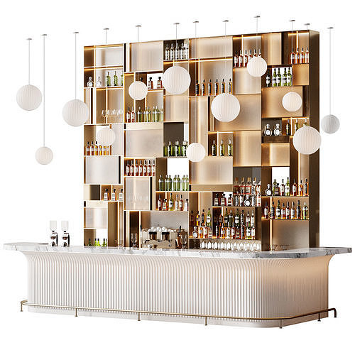 Bar 3 design 3D model | CGTrader
