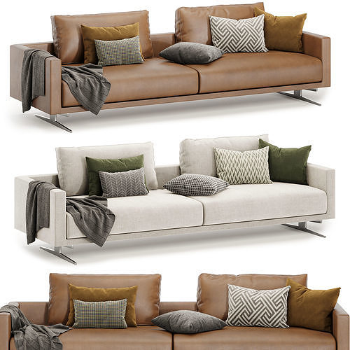 campiello sofa by flexform 3D model | CGTrader