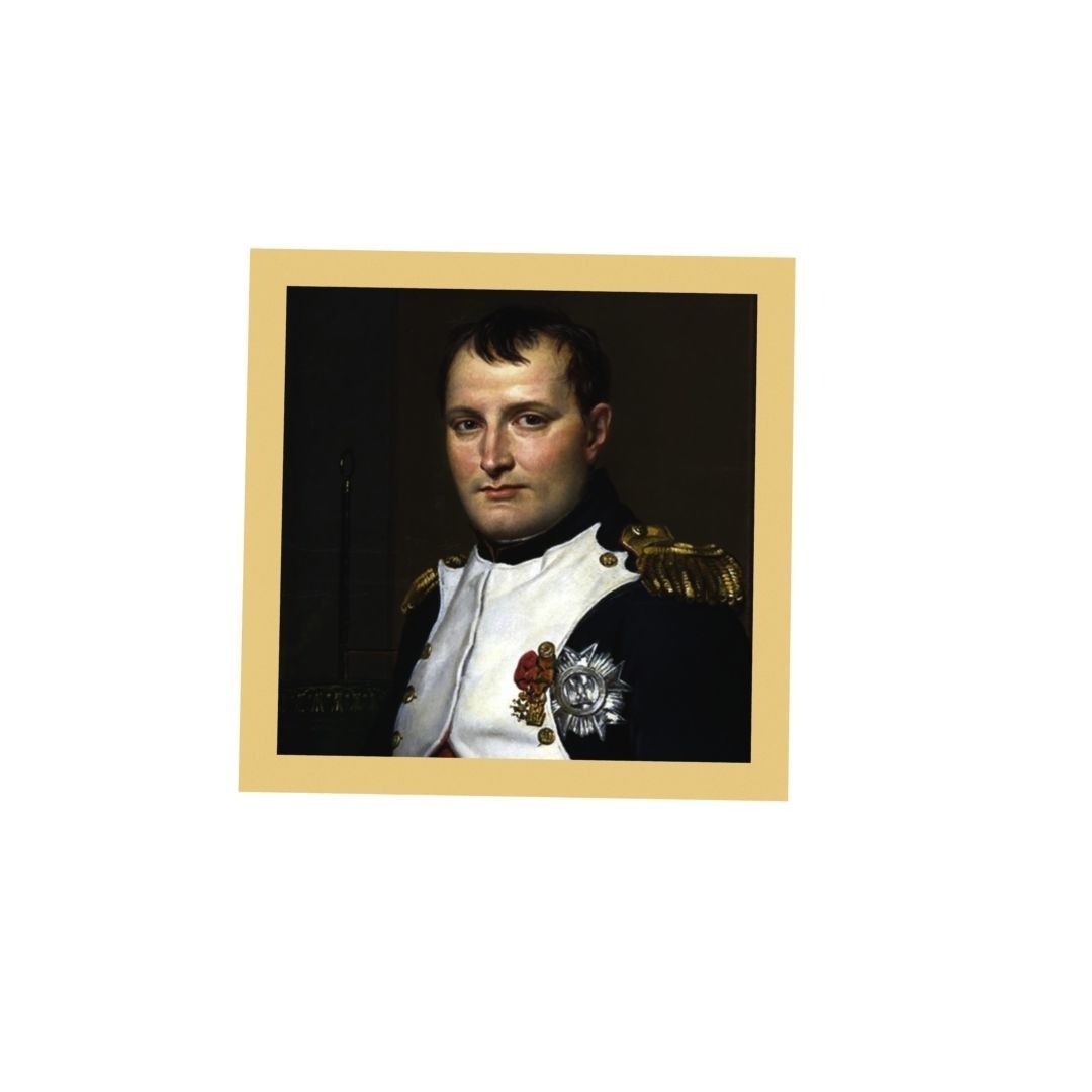 3D model Napoleon wall frame VR / AR / low-poly | CGTrader