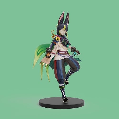 Tighnari Genshin Impact 3D model 3D printable | CGTrader