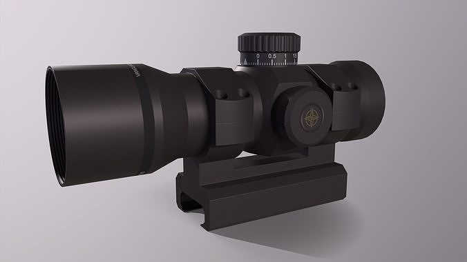 3D model Red Dot Sight VR / AR / low-poly | CGTrader