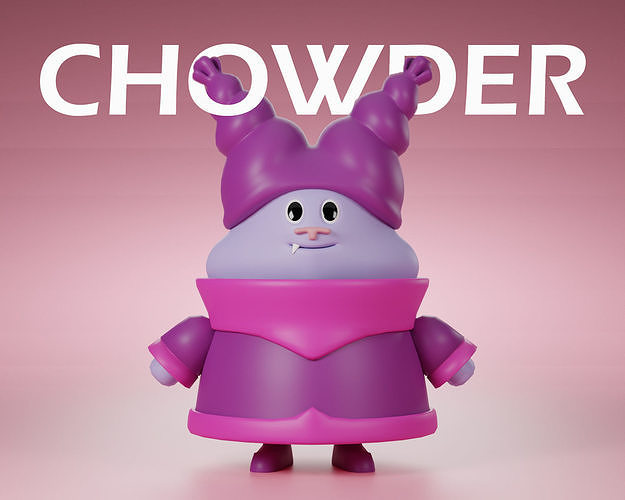 Chowder 3D character Free model free 3D model | CGTrader