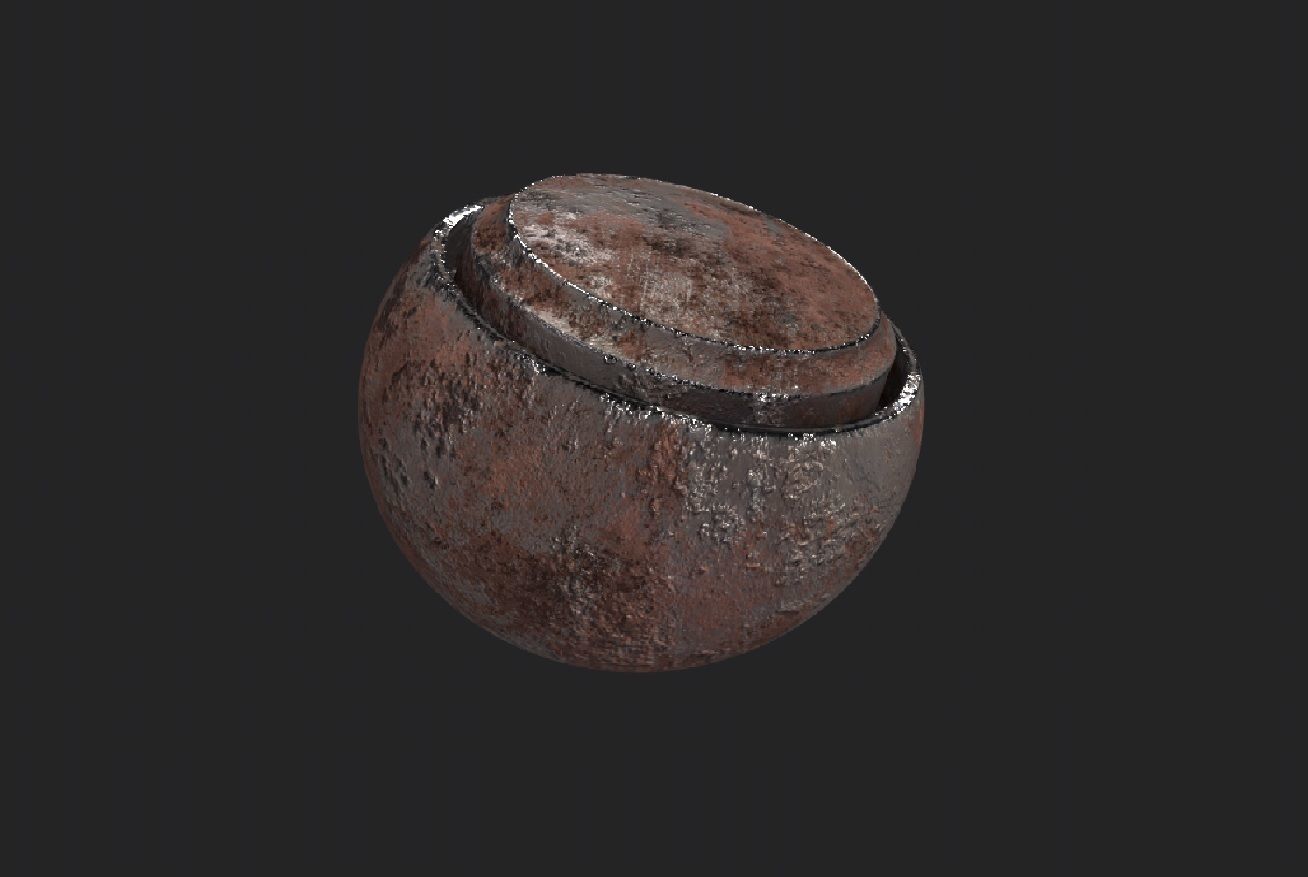 Rusty Metal Material Substance Painter Smart Material Texture | CGTrader