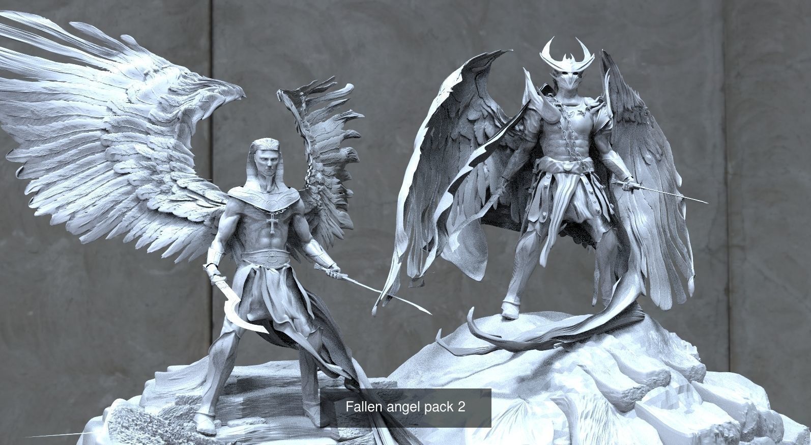 Fallen Angel Collection | CGTrader