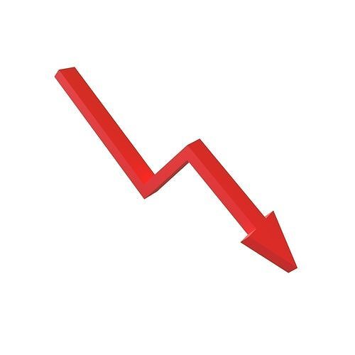 3D model Decrease Arrow Symbol v1 002 VR / AR / low-poly | CGTrader