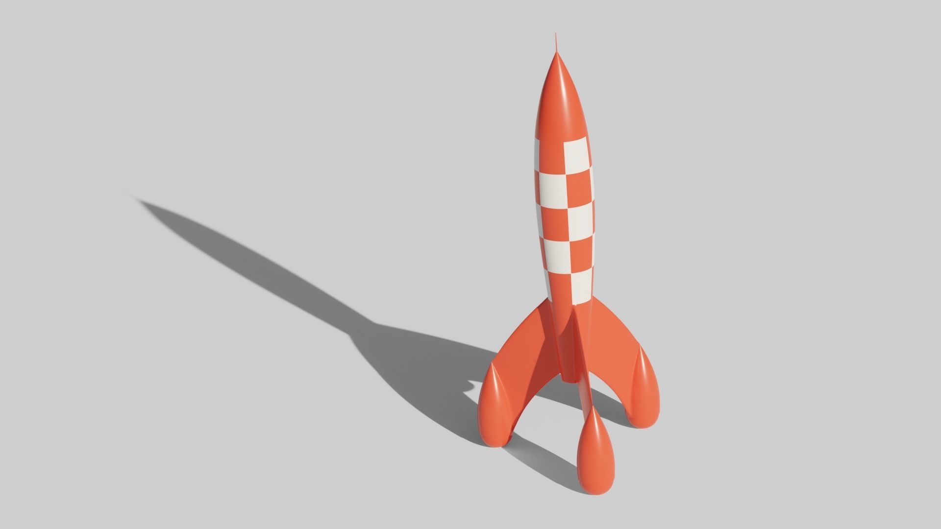 Rocket From Tintin 3D model | CGTrader
