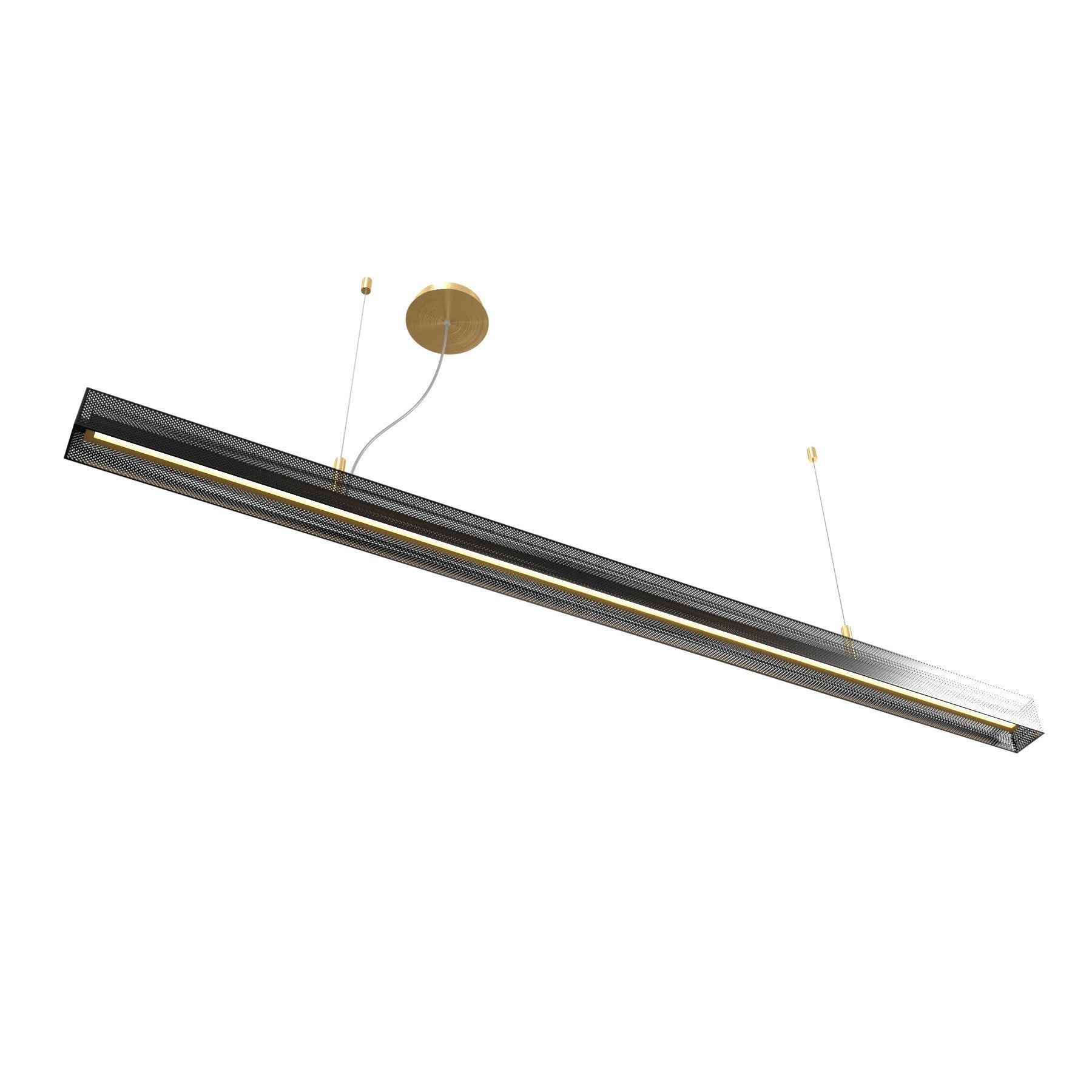 VeniceM URBAN LIGHTLINE LED brass pendant lamp 3D model | CGTrader