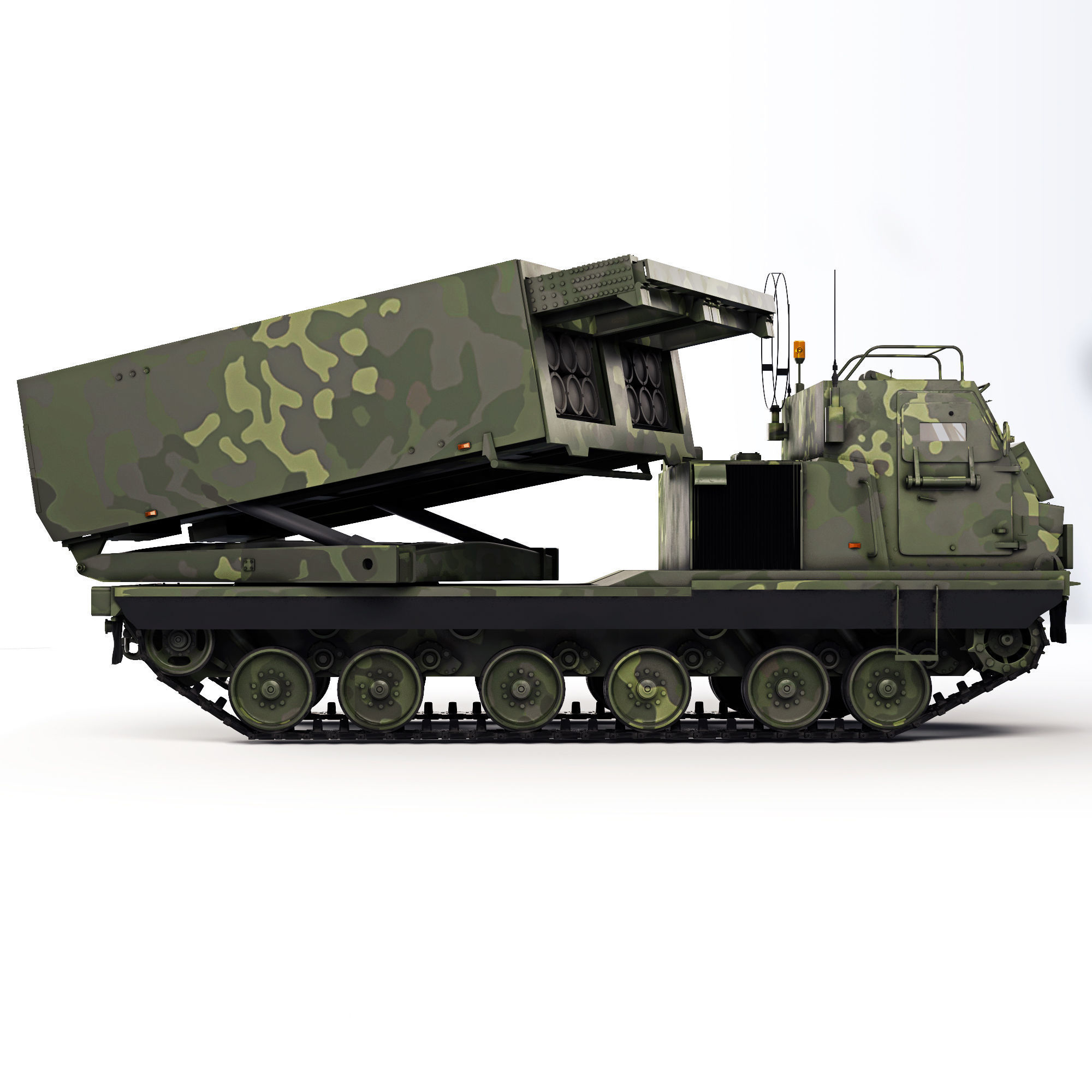 MLRS Mars II 1996 3D model | CGTrader