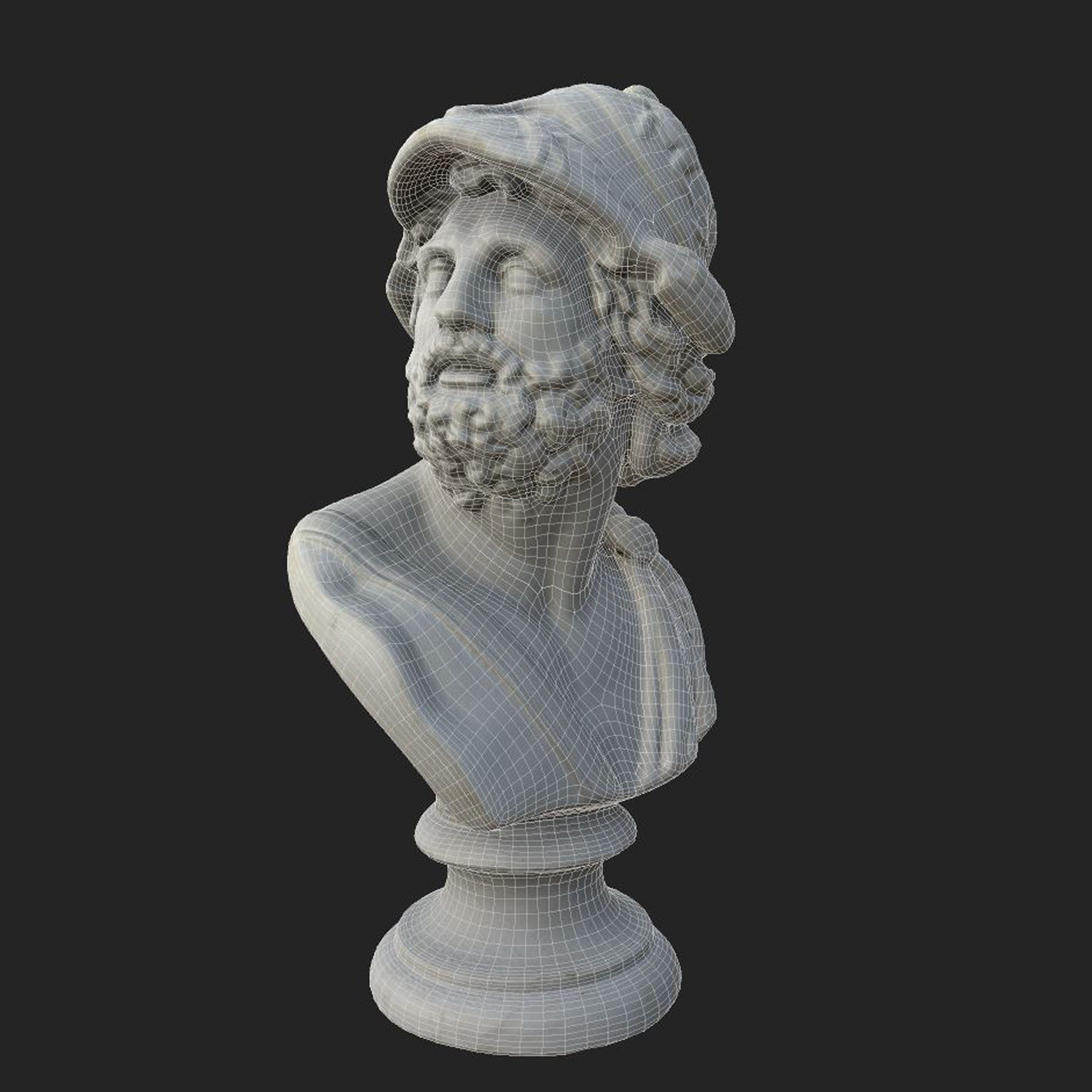 3D model Pericles Greek politician and general VR / AR / low-poly ...