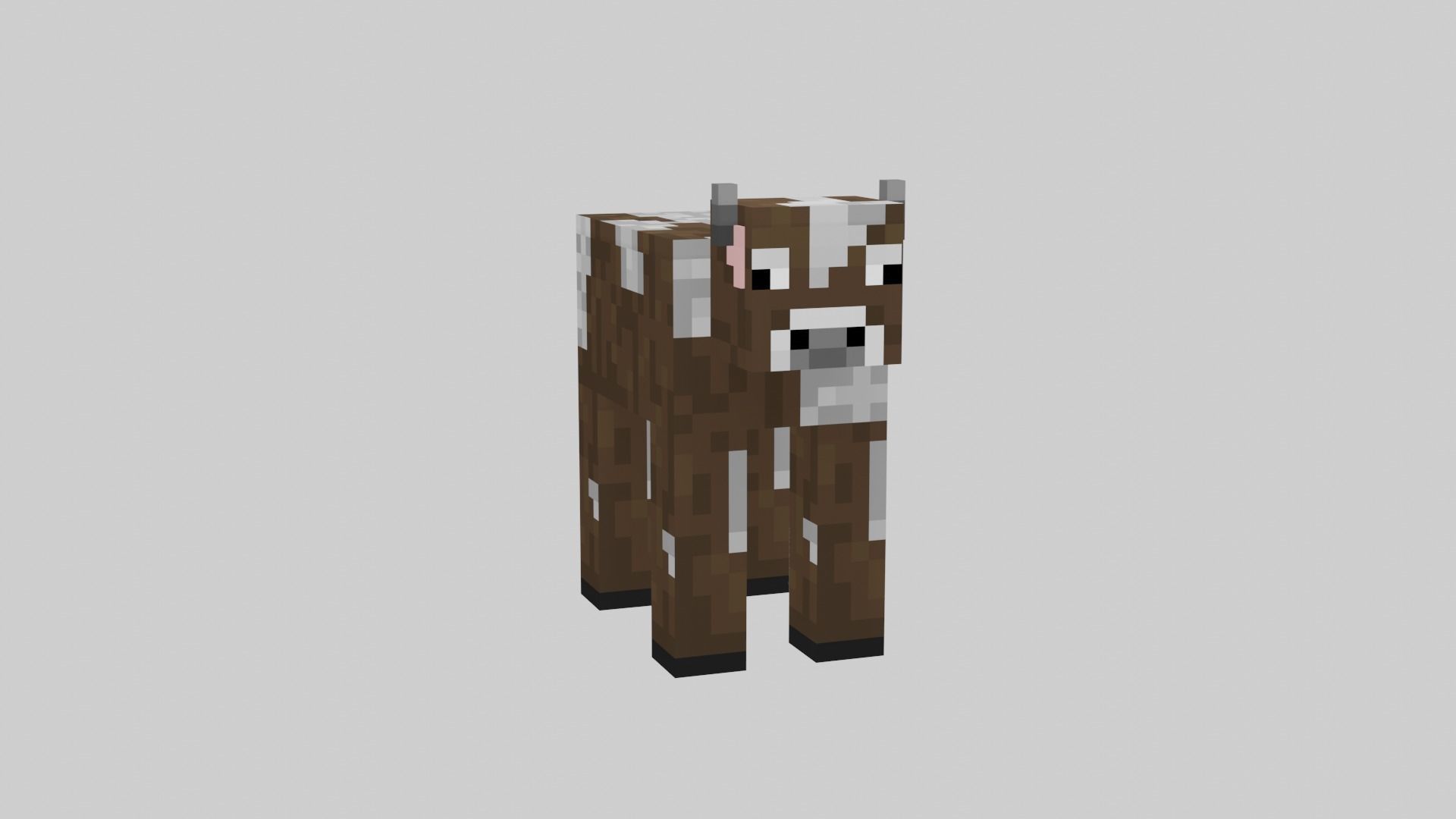 3D model Minecraft Cow Rigged VR / AR / low-poly | CGTrader