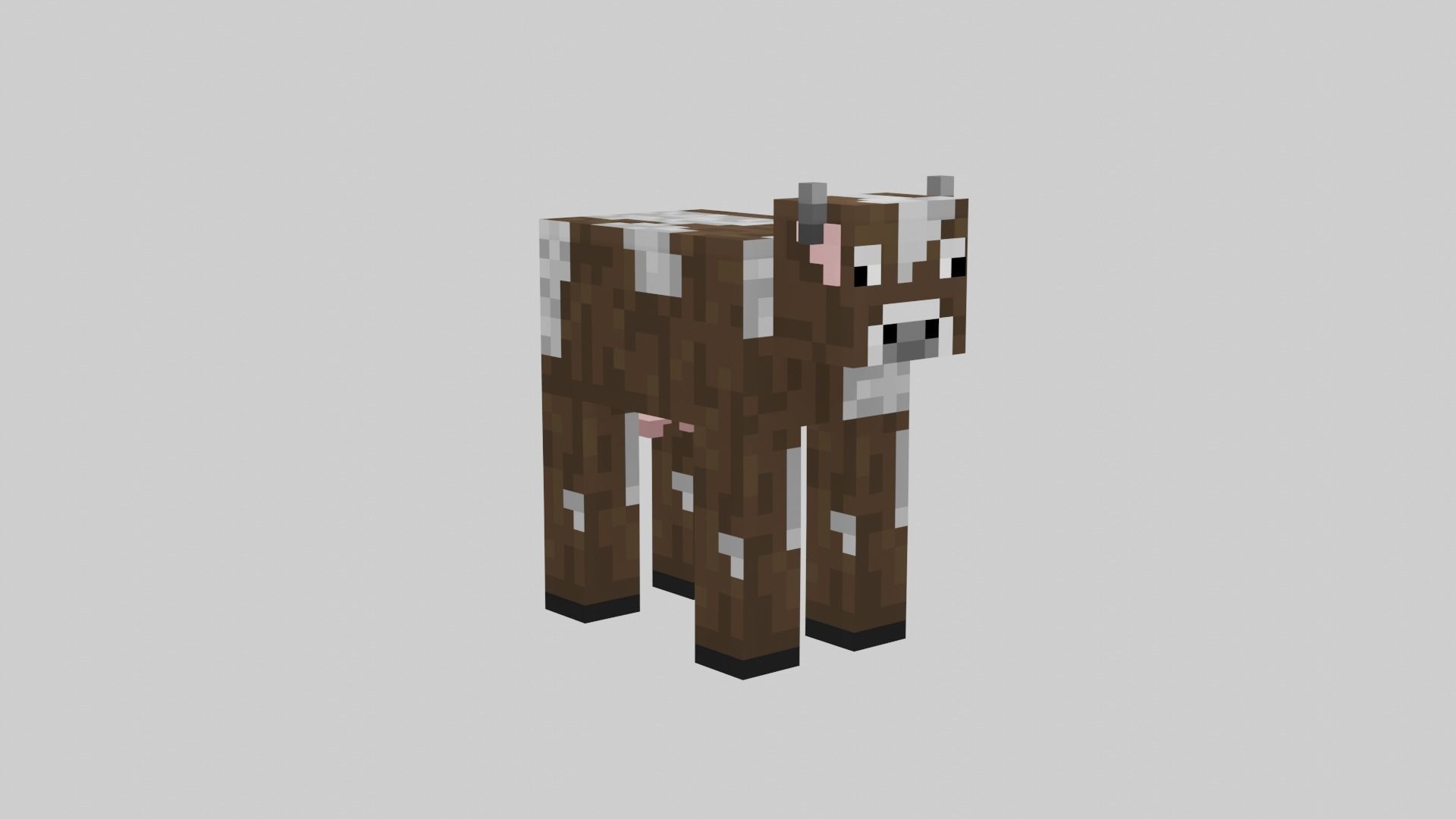 3D model Minecraft Cow Rigged VR / AR / low-poly | CGTrader